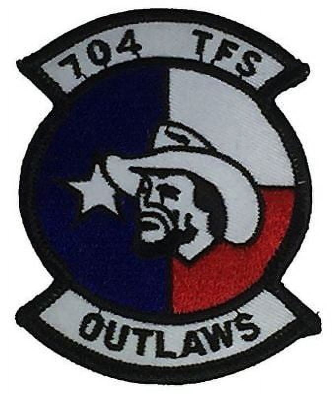 USAF AIR FORCE 704TH TFS TACTICAL FIGHTING SQUADRON OUTLAWS PATCH ...