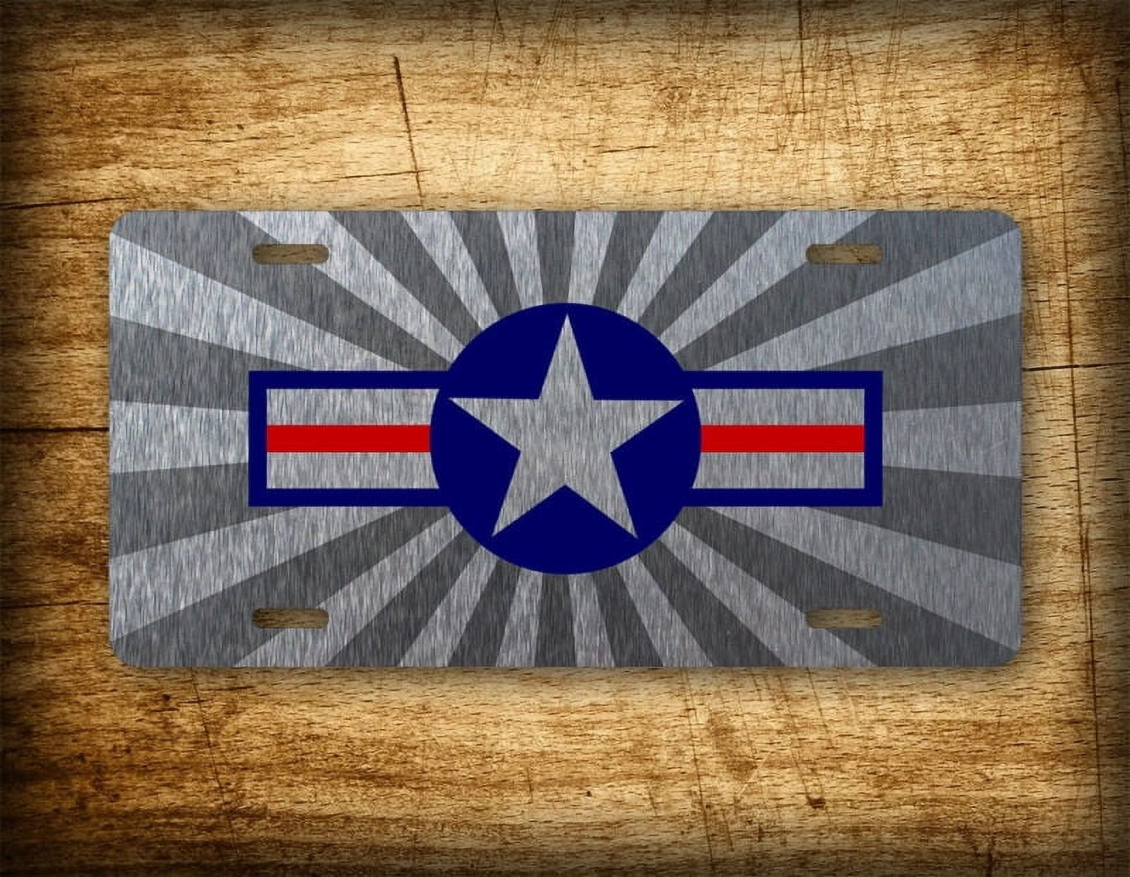 USAF Aircraft Insignia License Plate Roundel ~Air Force~ Star Military ...