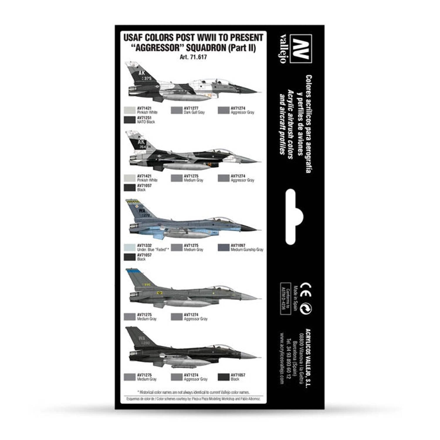 USAF Colors Post WWII to Present "Aggressor" Squadron Part 2- New ...