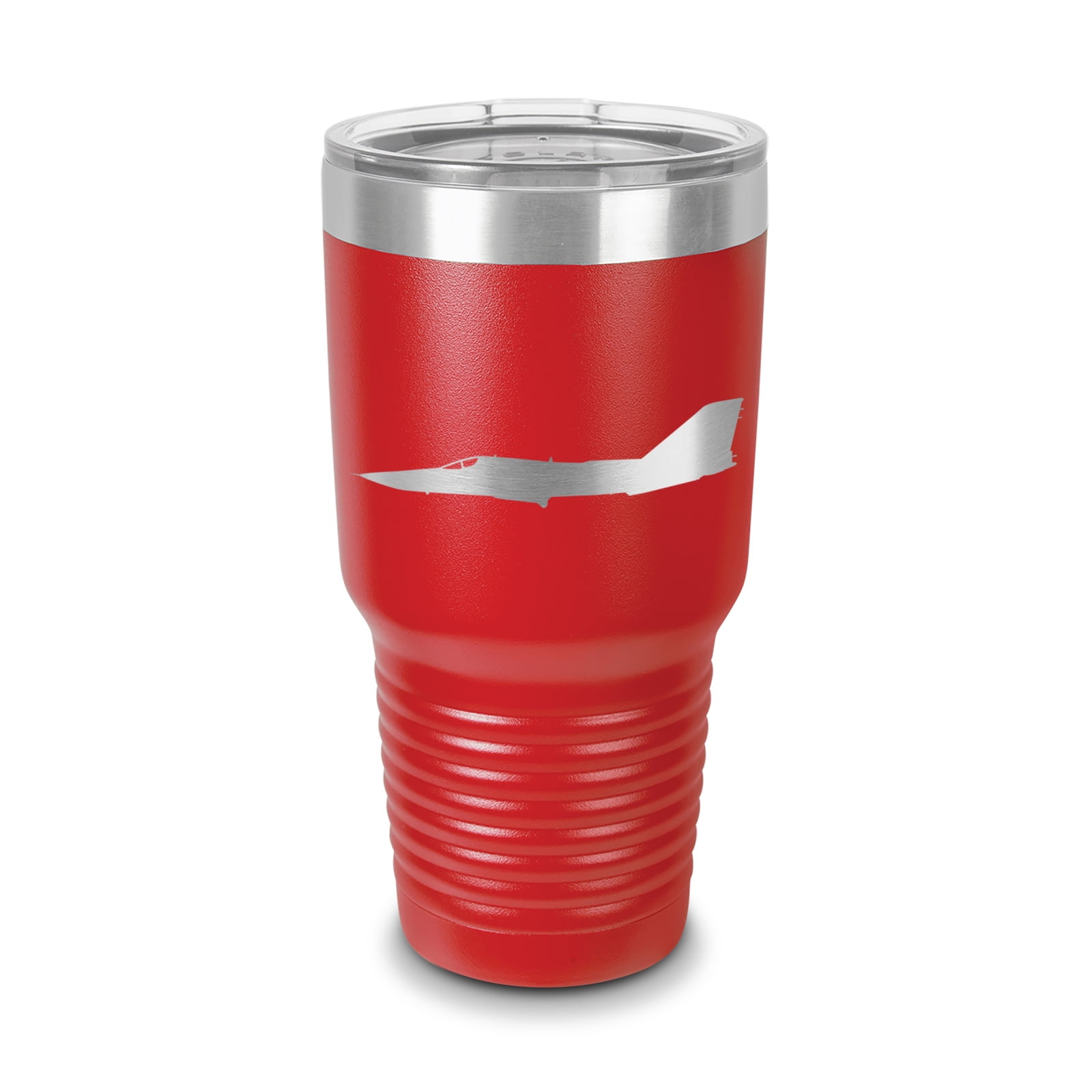 USAF F-111 Aardvark Side View Tumbler 30 oz - Laser Engraved w/ Clear ...