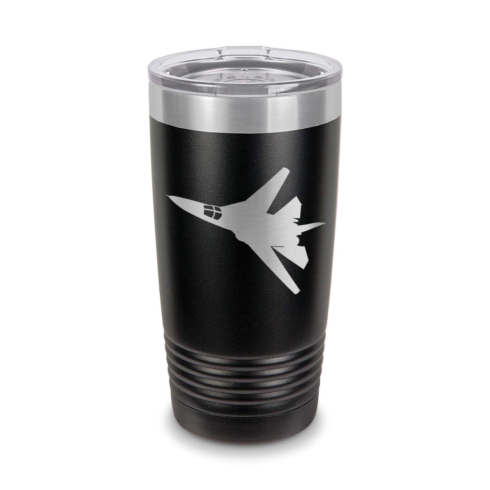 USAF F-111 Aardvark Tumbler 20 oz - Laser Engraved w/ Clear Lid ...
