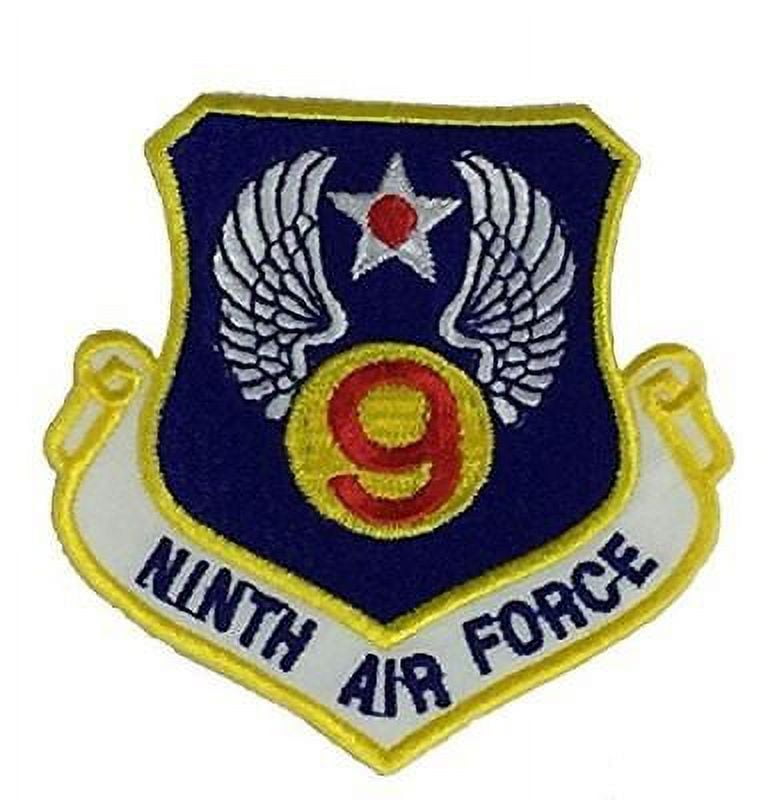 USAF NINTH 9TH AIR FORCE 9 AF PATCH SHAW AFB VETERAN AIRMAN - Walmart.com