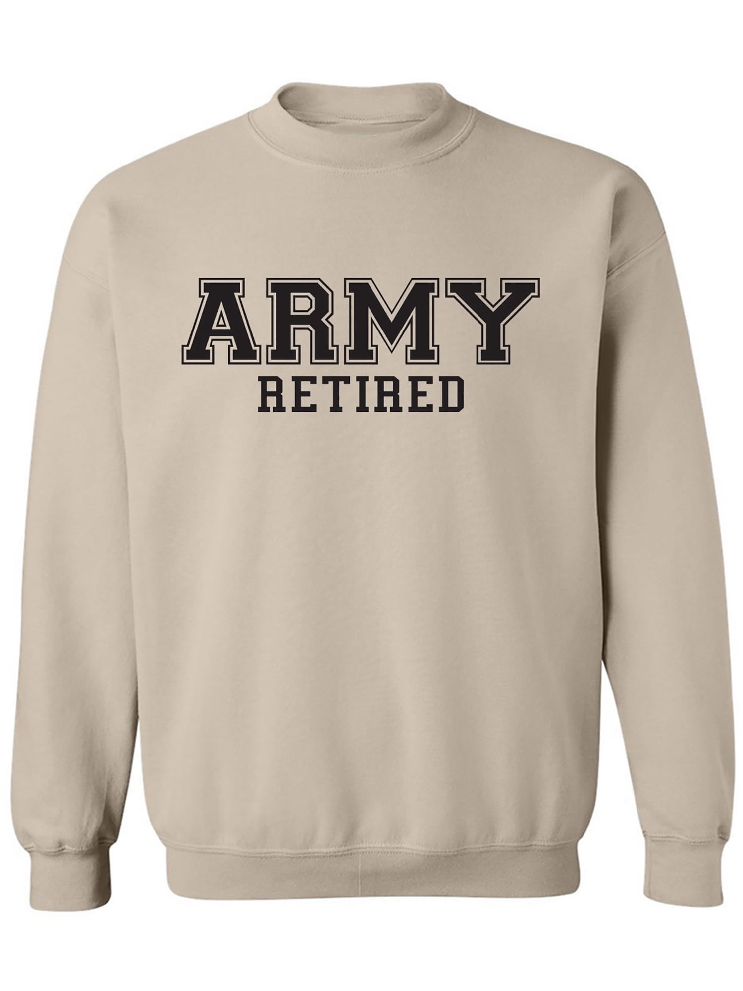 USAF Retired Black logo Military Style PT Crewneck Sweatshirt - Walmart.com