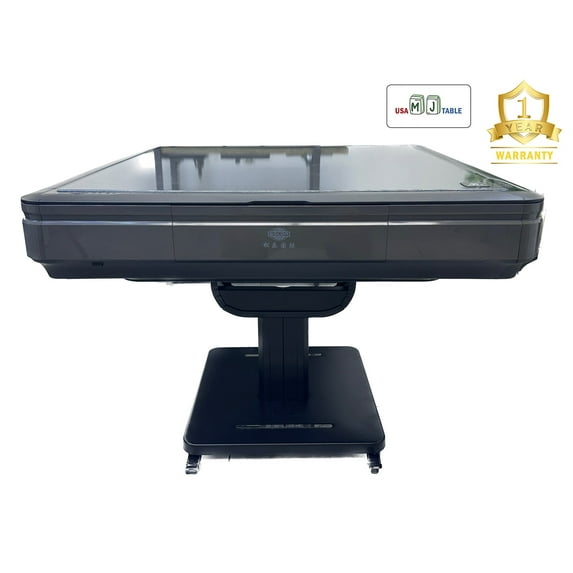 Gray USAMJTABLE MJ-T200 Automatic Mahjong Table with Foldable Pedestal ...