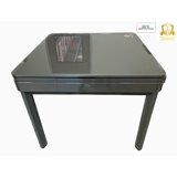 USAMJTABLE MJ-T200 Gray Ultra-Thin 4-Legs Dining Table Style Automatic ...