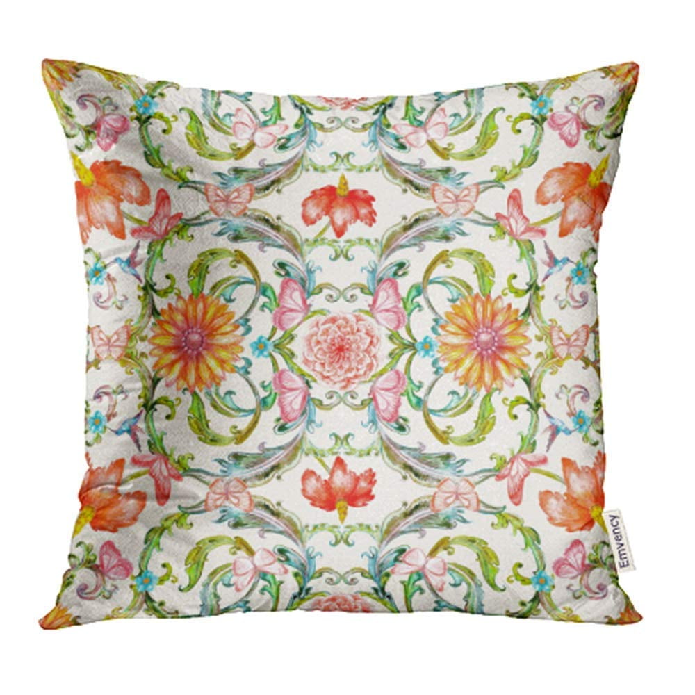 USART Abstract Retro with Elegant Floral Pattern Watercolor Painting ...