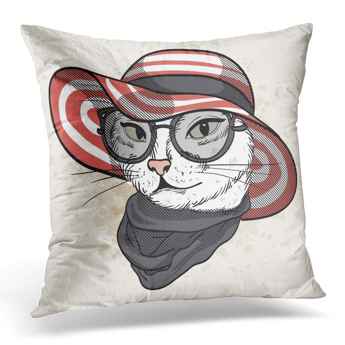 USART Blue Girl Color Sketch of Elegant Cat Woman Face with Wide ...