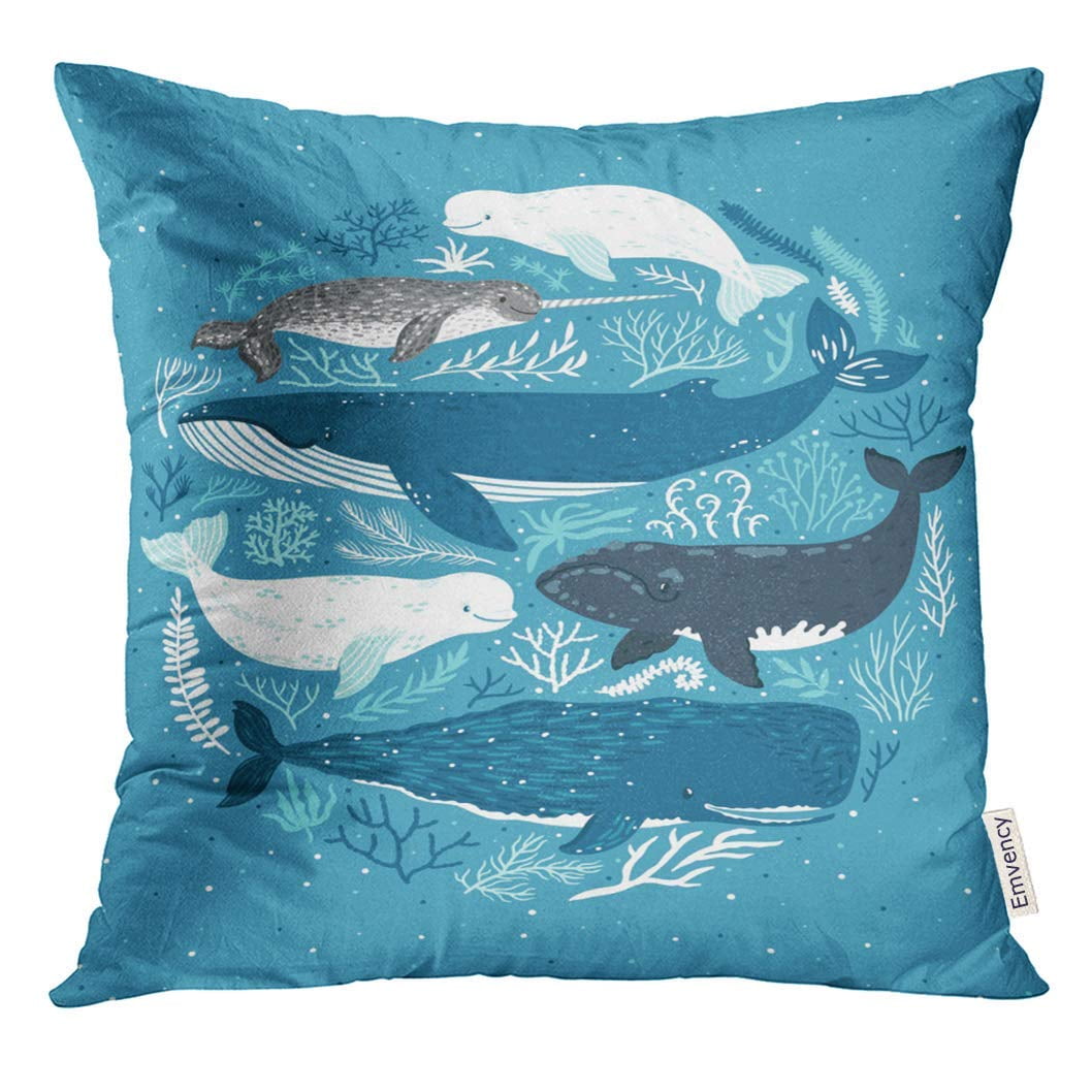 USART Blue Humpback with Whales Beautiful Marine Mammals Sea Animals ...