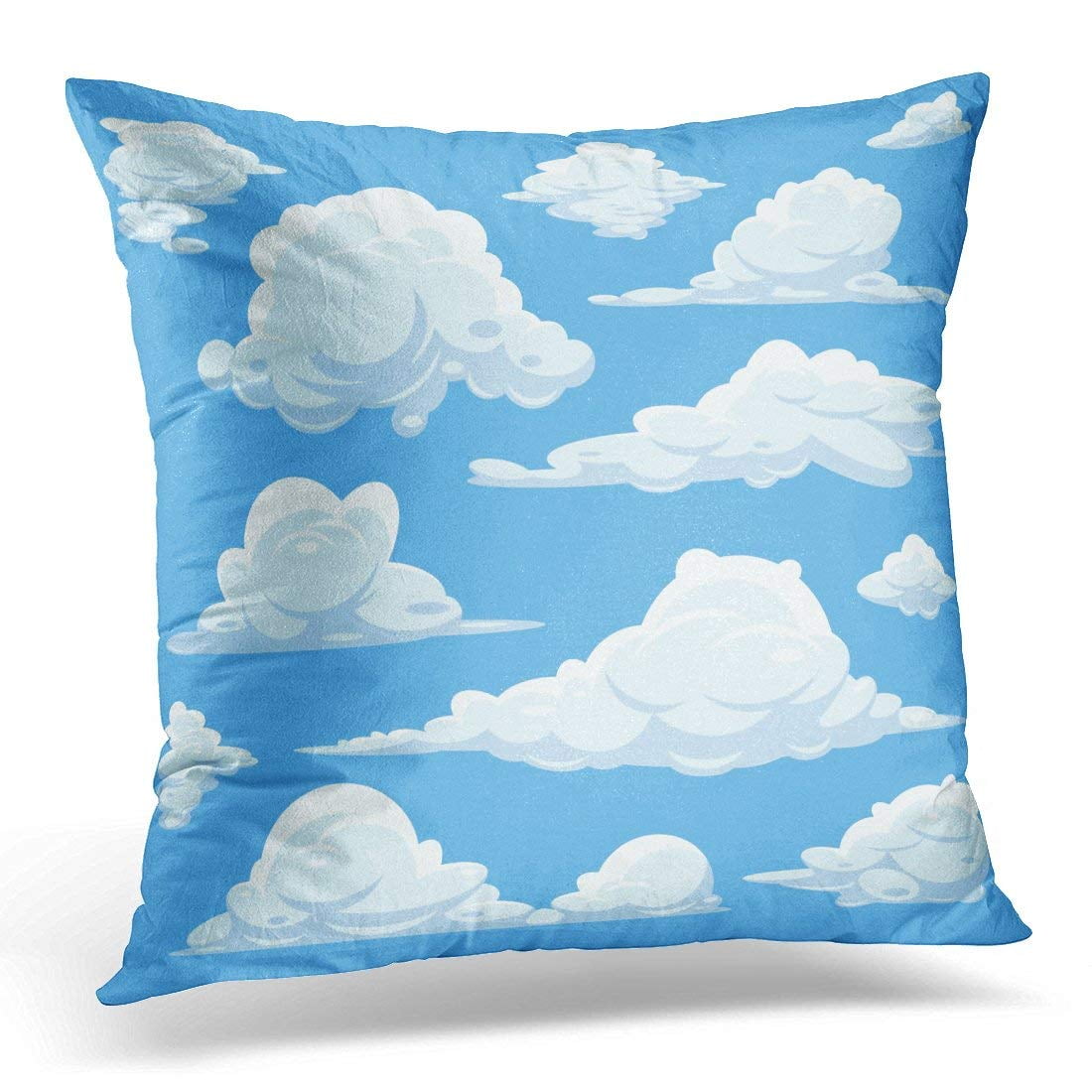 USART Cloudy Cartoon Clouds in Blue Sky of White Heaven with Fluffy ...