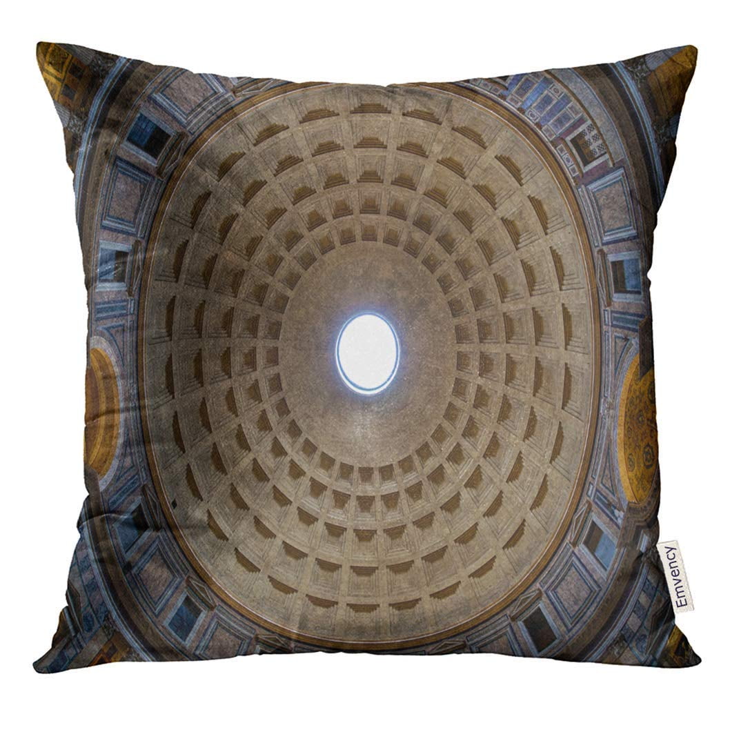 USART Coliseum Pantheon Ceiling in Rome Amphitheater Pillow Case 18x18 ...