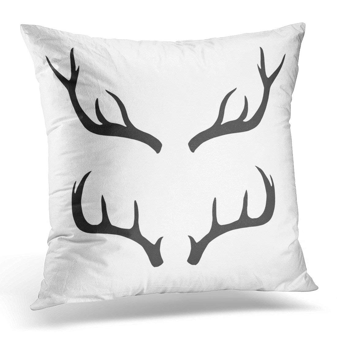 USART Deer Reindeer Antlers Border Wild Animal Silhouette Collection ...