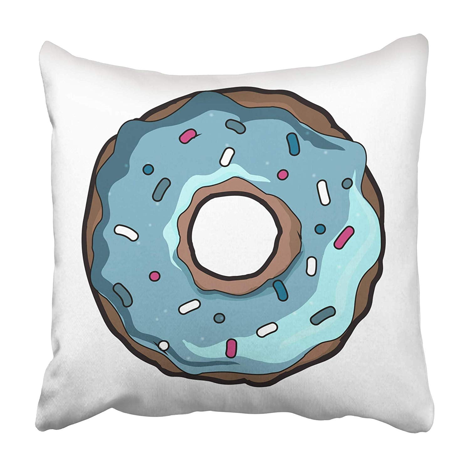 USART Donut with Blue Icing for Cafes Restaurants Coffee Shops Catering ...