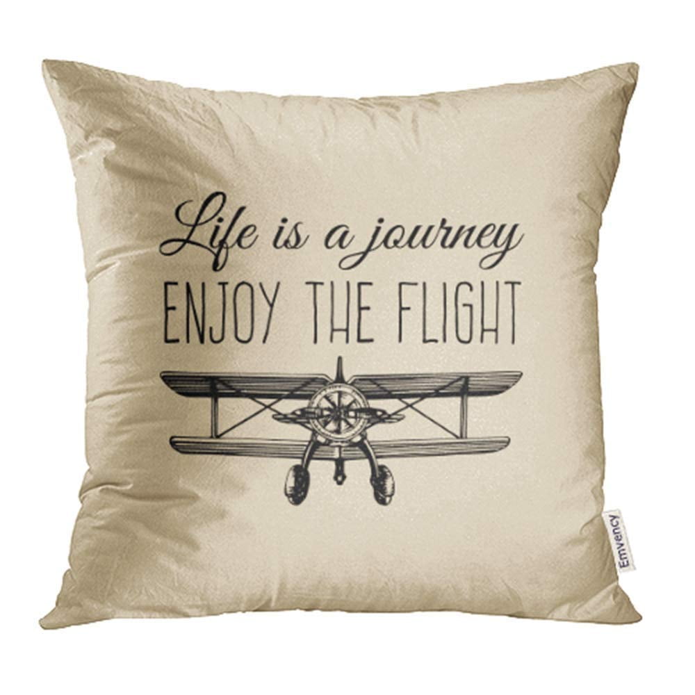 USART Life is Journey Enjoy The Flight Motivational Quote Vintage Retro ...