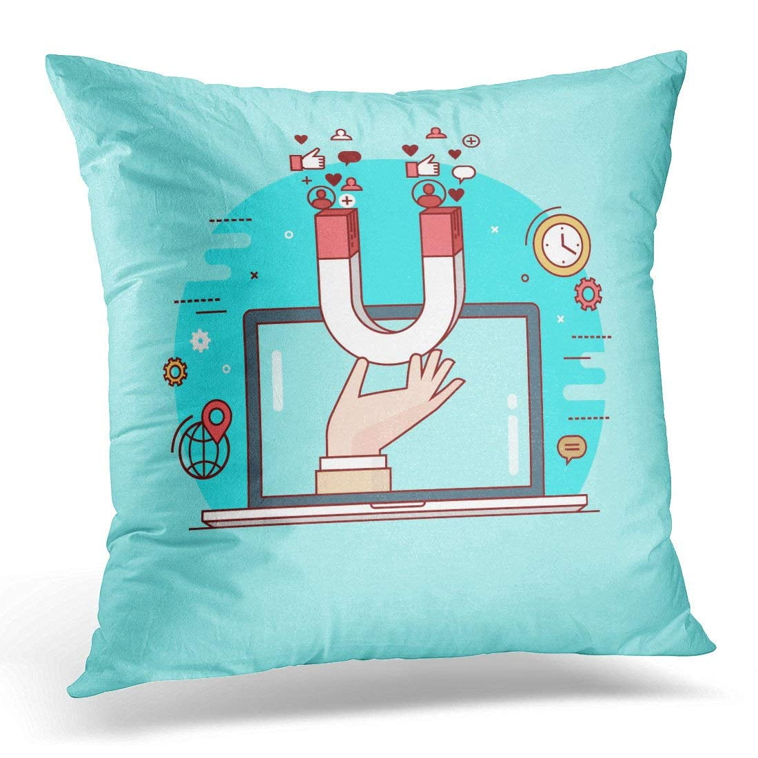 USART Line Style Colorful Concept for Digital Marketing Social Campaign ...