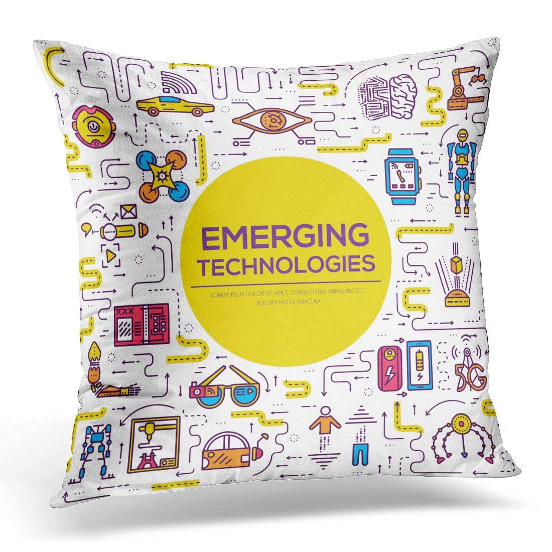 USART Robot Technology Thin Line Automation Outline Artificial ...