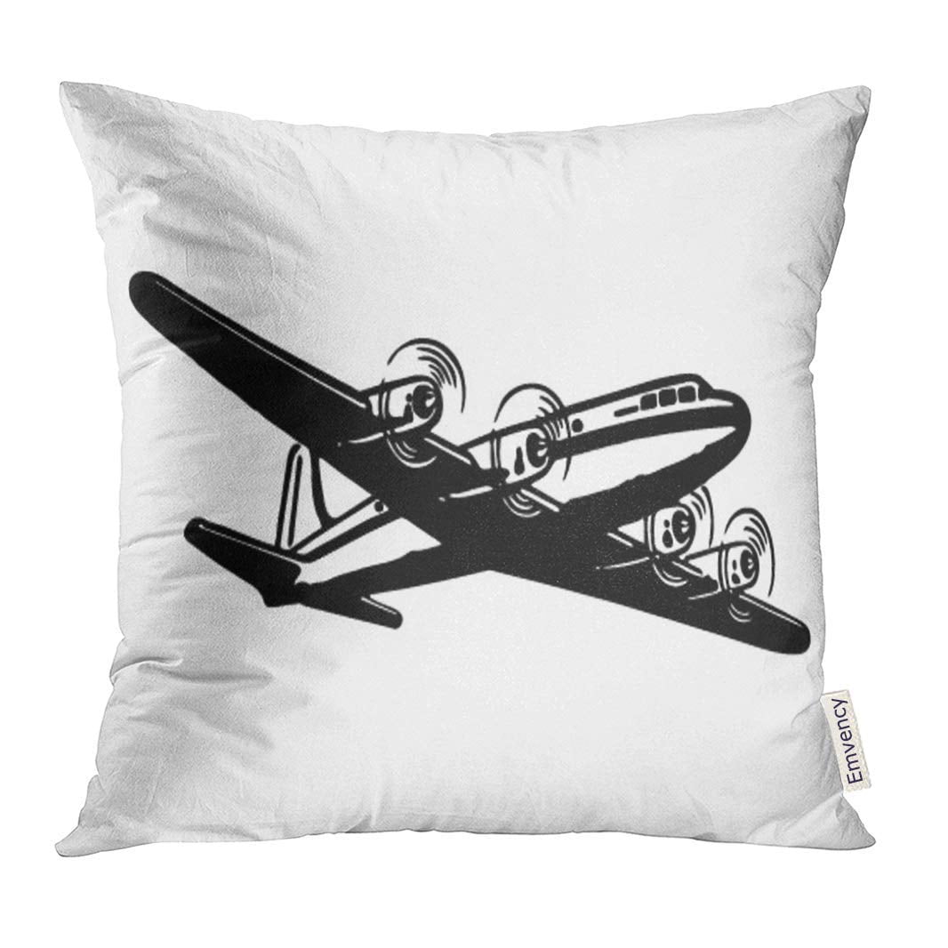 USART Vintage Airplane Retro Ad 1950S 1940S Travel Clip Pillow Case ...