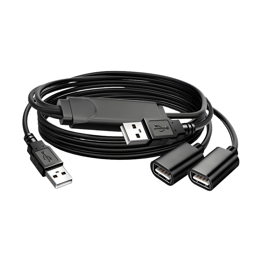 USB 1 Male 2 Female Port Splitter Cable for Simultaneous Camera and ...