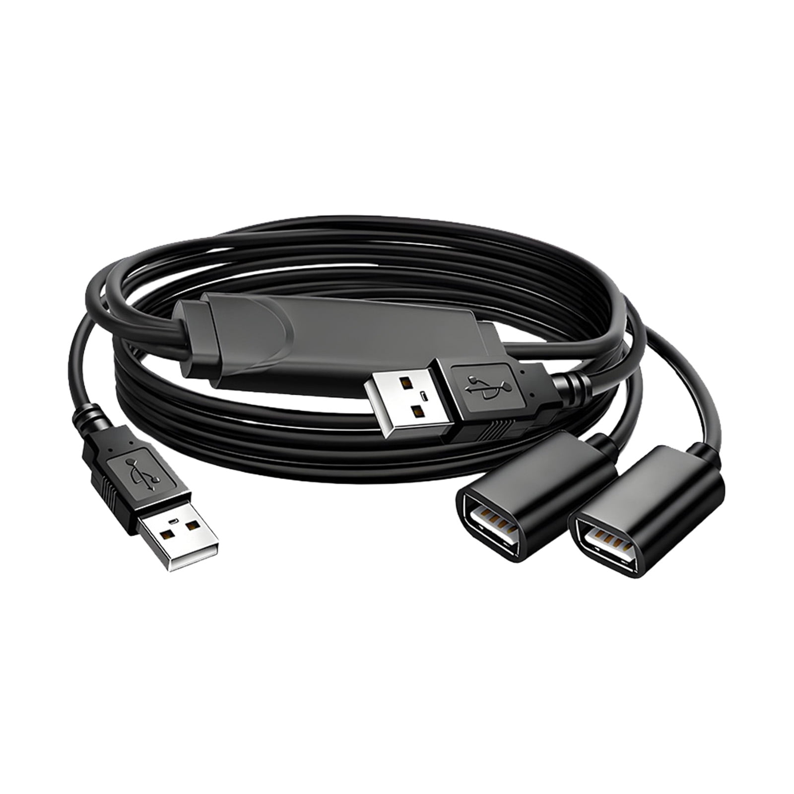 USB 1 Male 2 Female Port Splitter Cable for Simultaneous Camera and ...