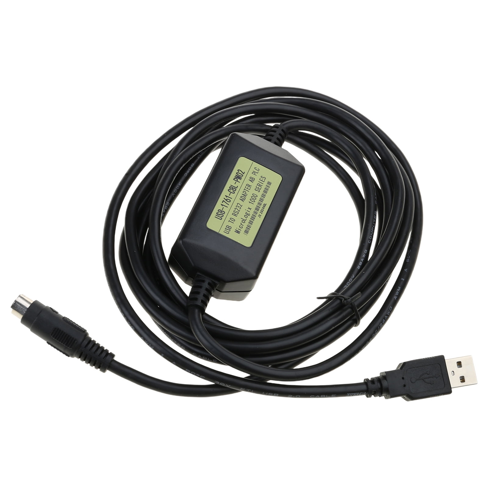 USB-1761-CBL-PM02 USB PLC Programming Cable For Micrologix 1000/1200 ...