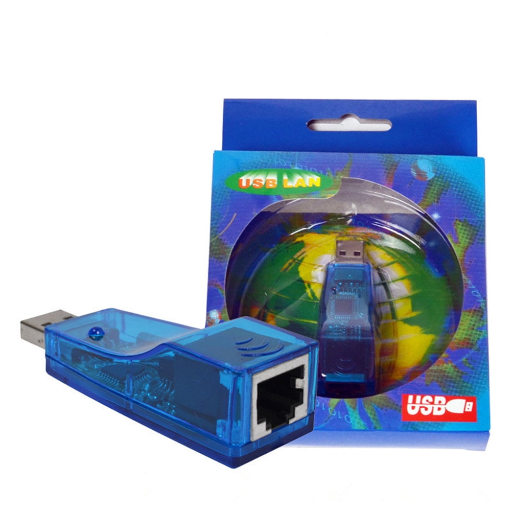 USB 2.0 10/100 Network LAN RJ45 Ethernet Adapter for PC Laptop - Walmart.com