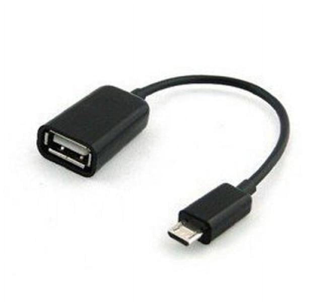 USB 2.0 A Female to Micro B Male Adapter Micro USB Mode OTG - Walmart.com