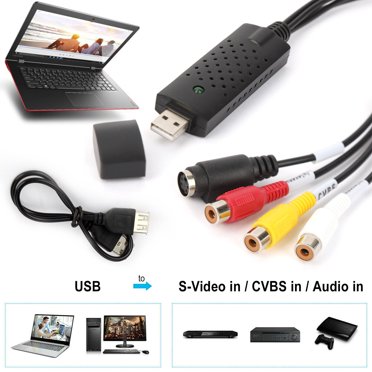 USB 2.0 Audio/Video Converter - Digitize and Edit Video from Any Analog ...