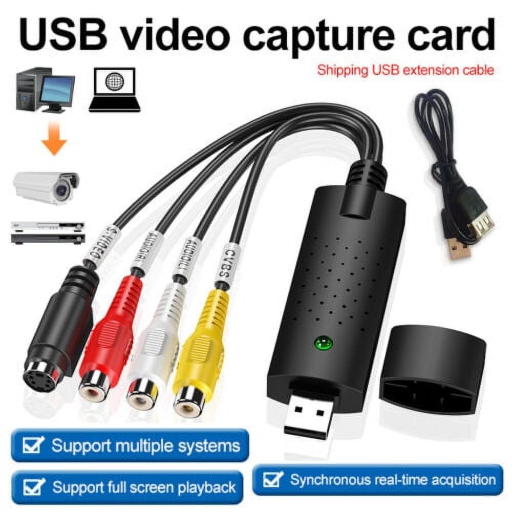 USB 2.0 Audio Video VHS to DVD VCR PC HDD Converter Adapter Digital ...