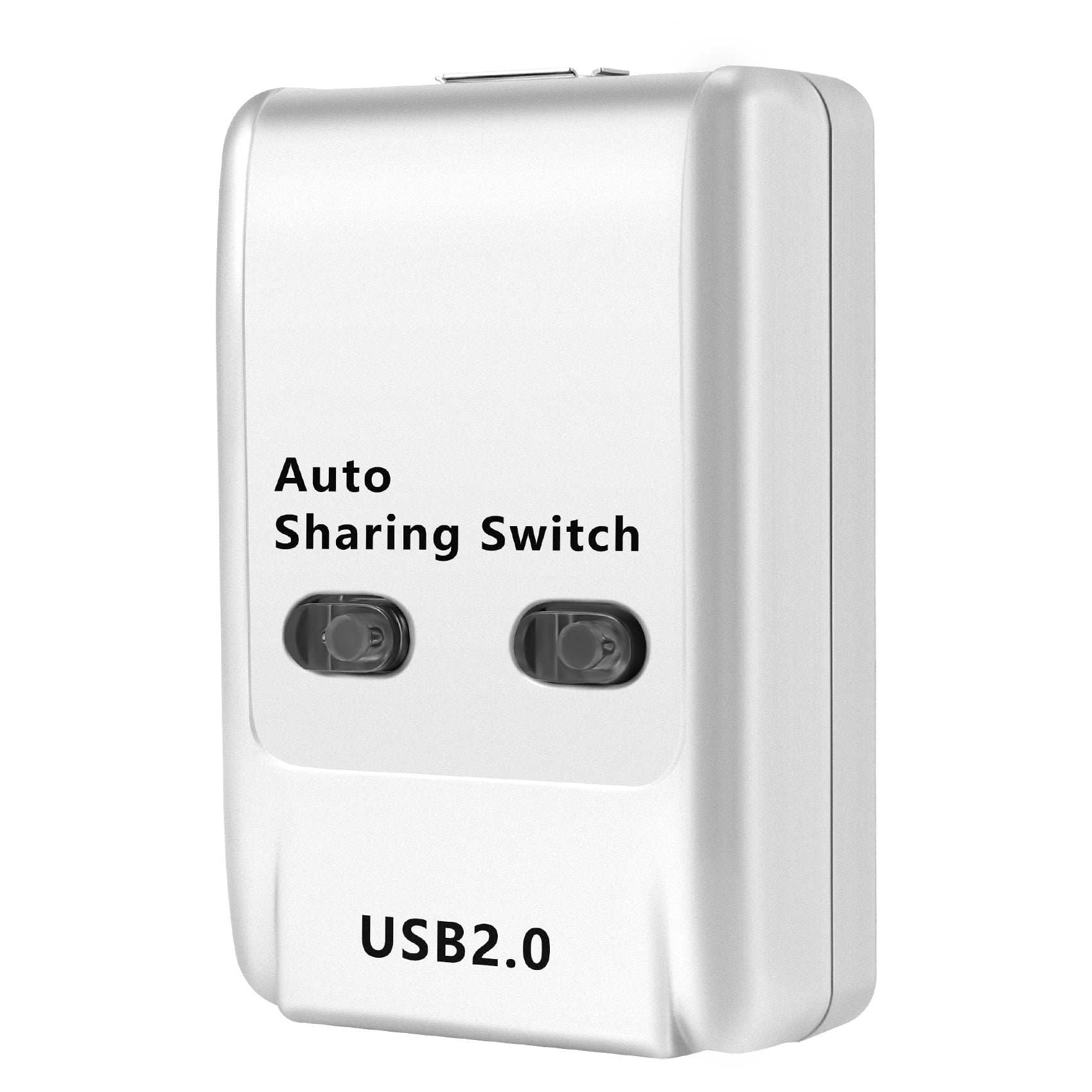 USB 2.0 Auto Sharing Switch 2 Port HUB Adapter Switcher for 2 PC ...