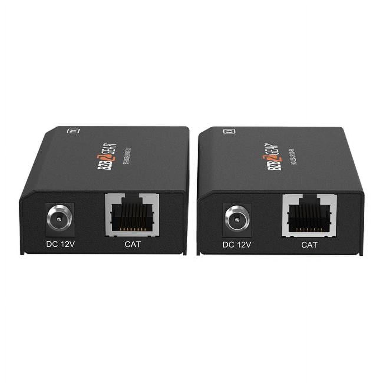 USB 2.0 Extender Over a Single Cat.X Cable up to 330 ft., Black ...