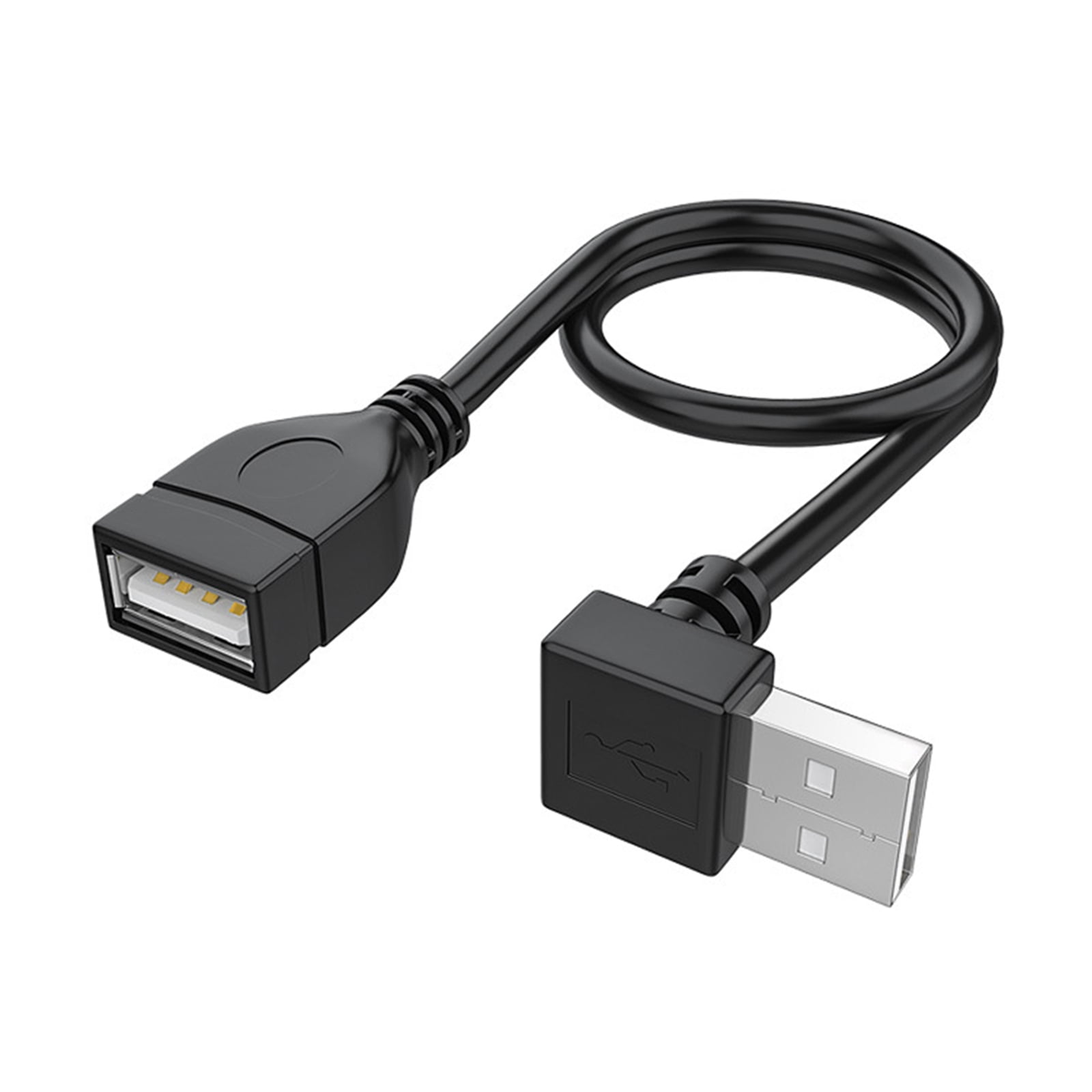 USB 2.0 Extension Cable 480Mbps 90 Degree Right/Left/Up/Down Angles ...