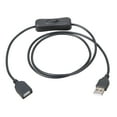 USB 2.0 Extension Cable 480mbps Data Transfer USB Male to Female USB ...