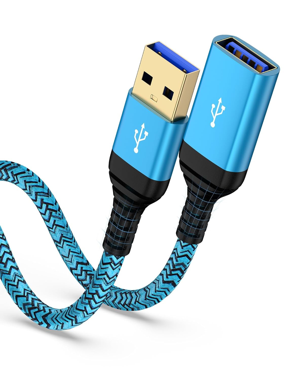 USB 2.0 Extension Cable, 6ft Male to Female USB-A to A Fast Data ...