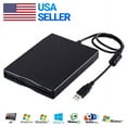 USB 2.0 External Floppy Disk Drive 3.5" 1.44MB For Laptop Windows PC ...