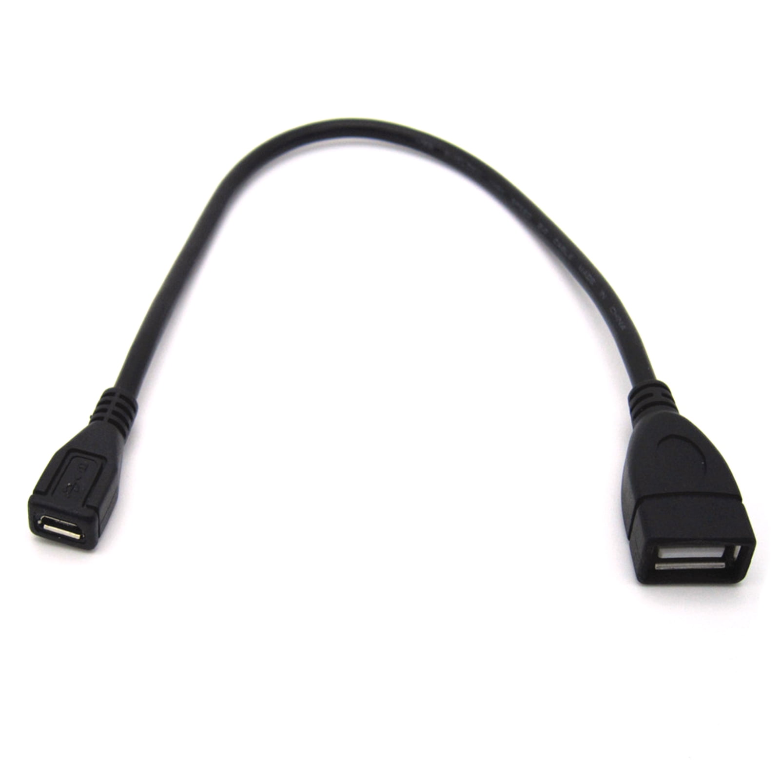 USB 2.0 Female to Micro USB Female Adapter USB 2.0 Charger Cable Data ...
