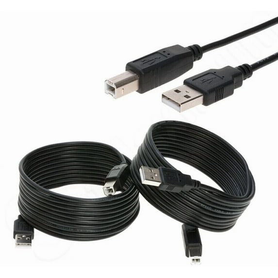 USB 2.0 High Speed Cable A Male to B Male Printer Scanner Cord, Data ...