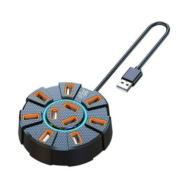 Multi Port USB Hub Splitter, 7-Port USB 2.0 Hub for Laptop, USB Port ...
