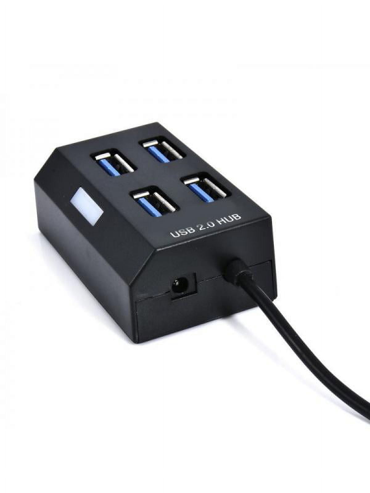 USB 2.0 Hub High Speed 4 Ports Multiple Plug-and-play Adapter - Walmart.com