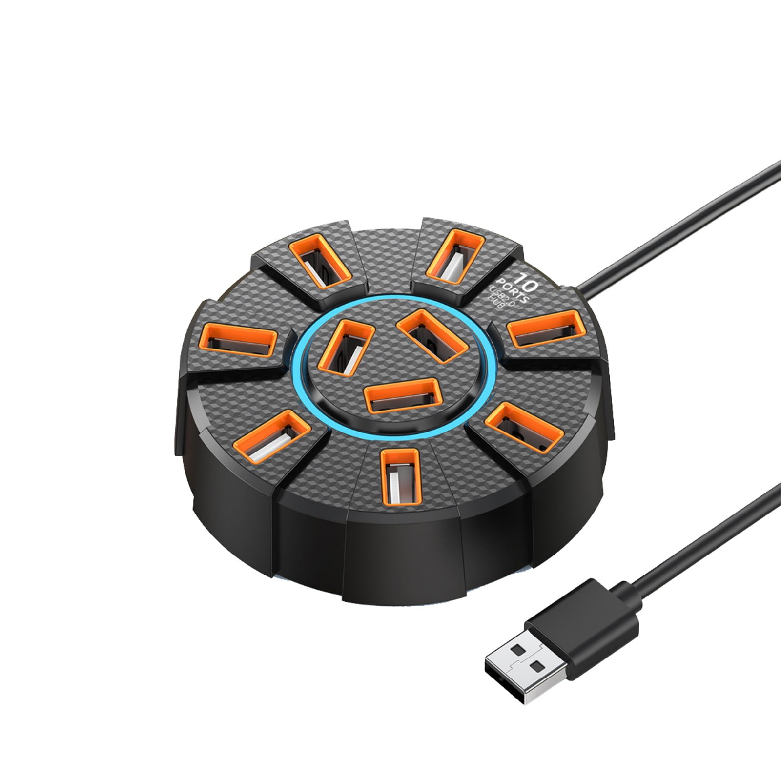 USB 2.0 Hubs USB Docking Station Expansion Dock 10 Port Data Transfer ...