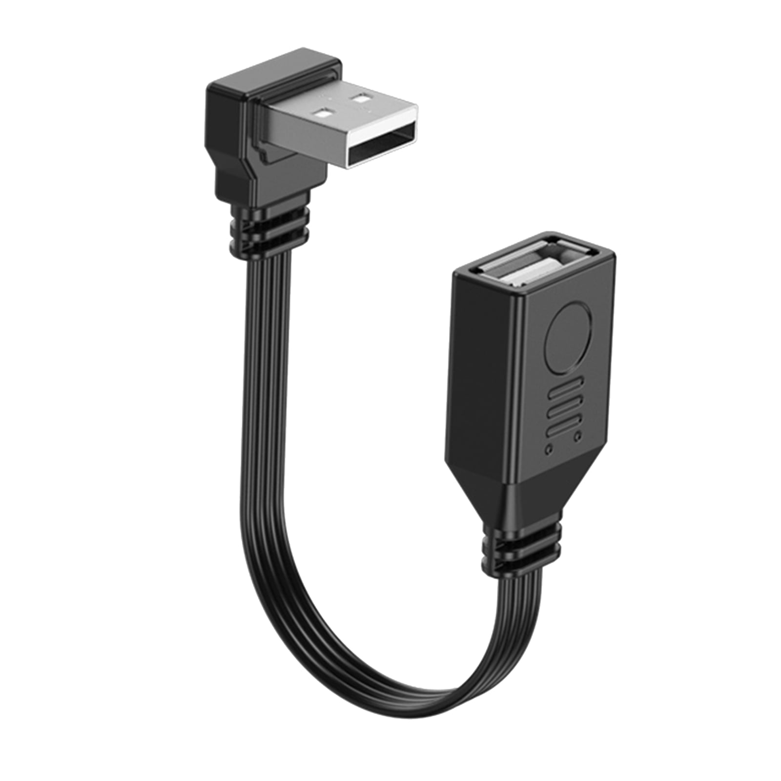 USB 2.0 Male To Female Power Cord 90 degree Adapter Extension Cable for ...