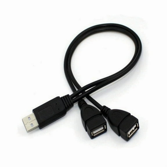 BKSDUEH USB Splitter Y Cable, USB A 1 Male to 2 Female Extender, Data ...