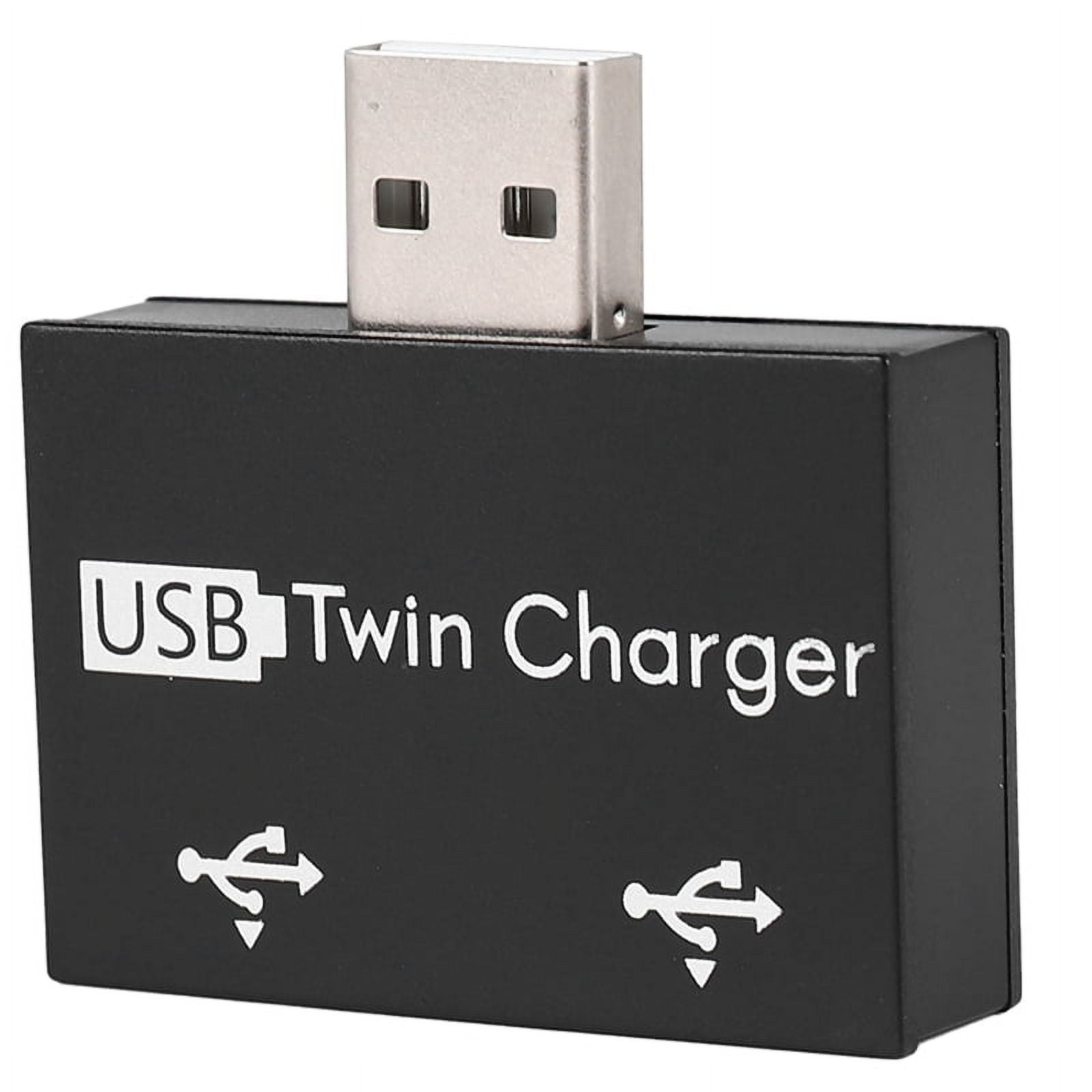 USB 2.0 Male to Twin Female Charger Dual 2 Port Dc 5V Charging Splitter ...
