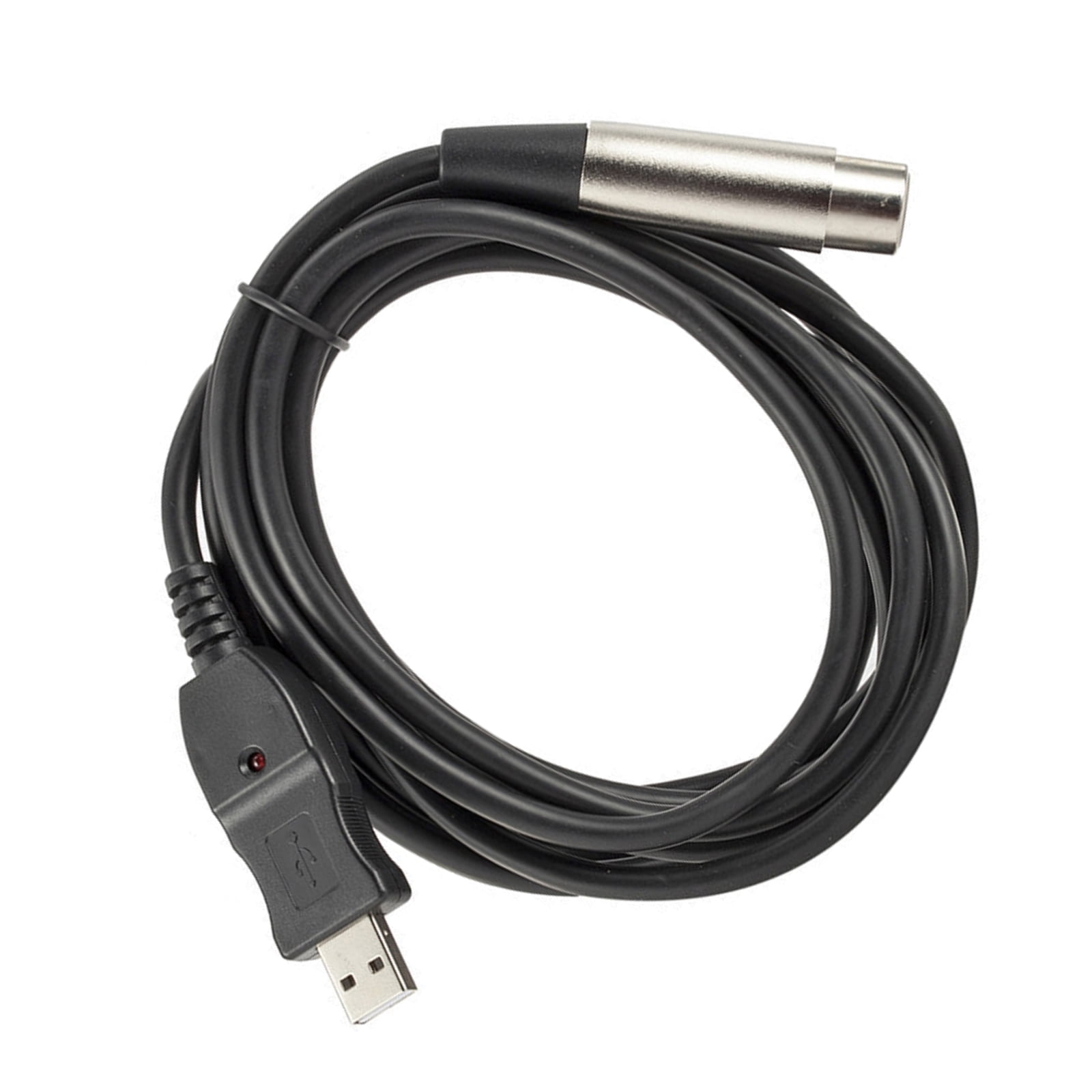 USB 2.0 Male to XLR Audio Recording Cable for Microphones, 3m - Walmart.com