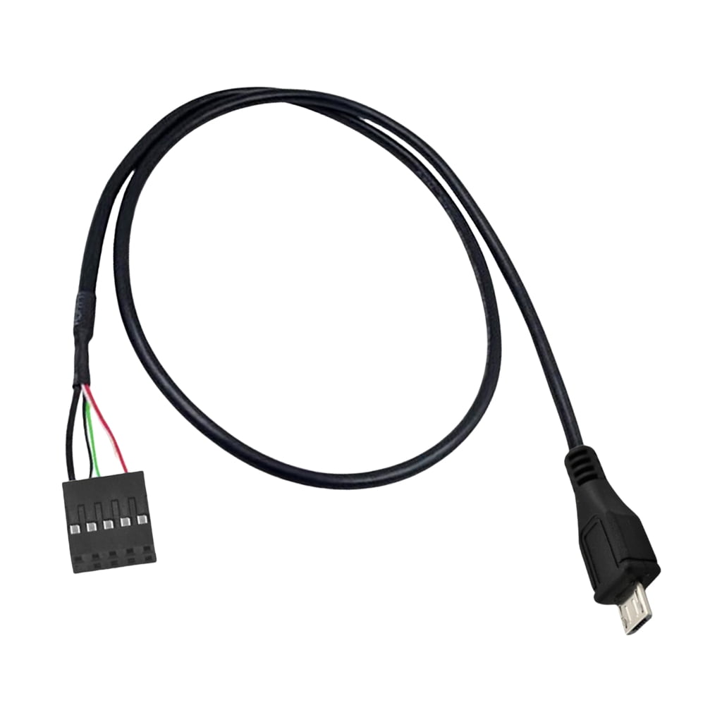 USB 2.0 Motherboard Mini 5Pin Male to 9Pin Female Connector Cable 50cm ...