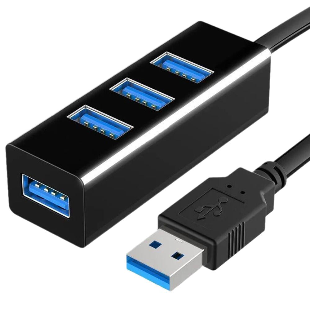 USB 2.0 Multi High Speed HUB Splitter 4 Port Expansion For Desktop La ...