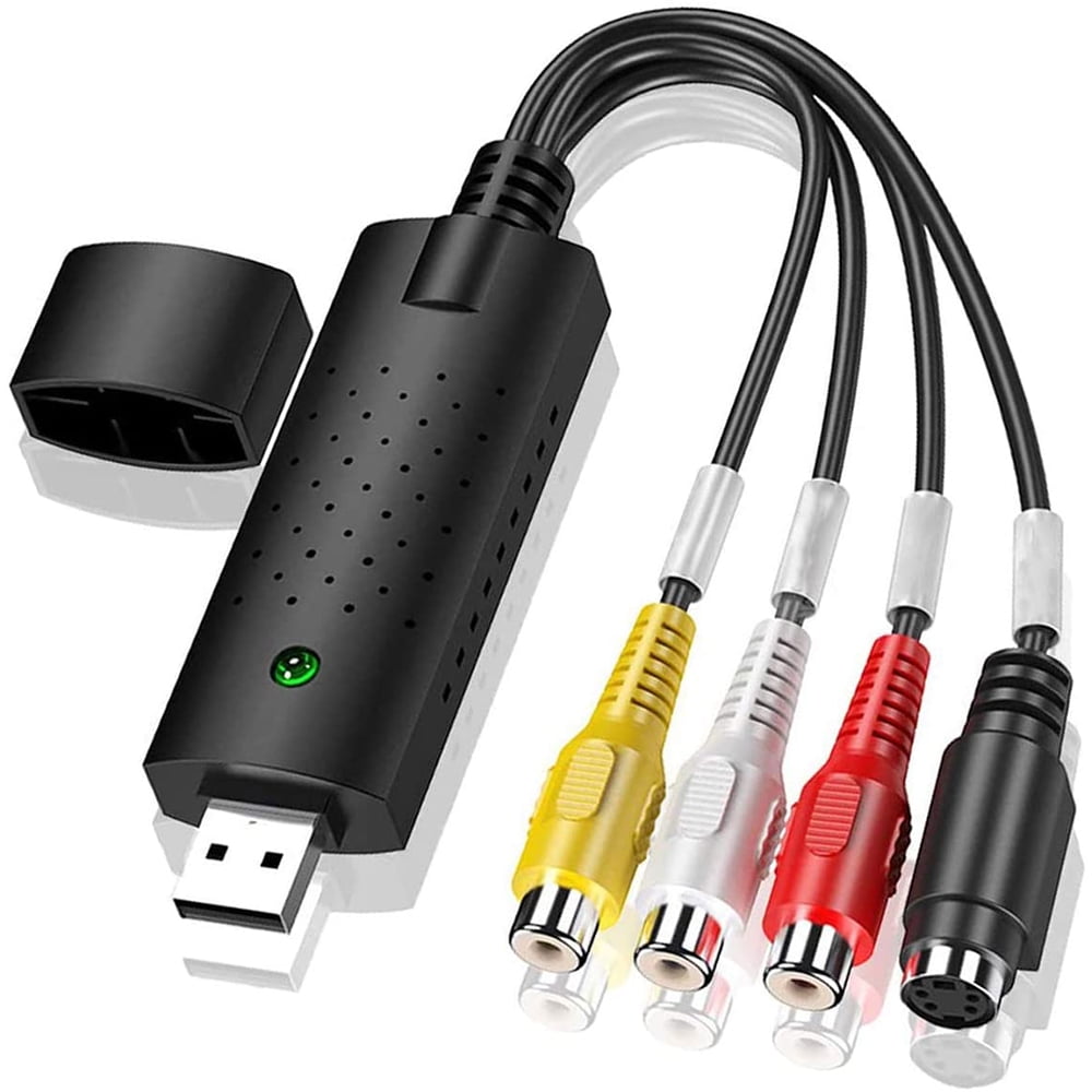 USB 2.0 One Touch VHS to DVD Video Capture Device with Easy to use ...