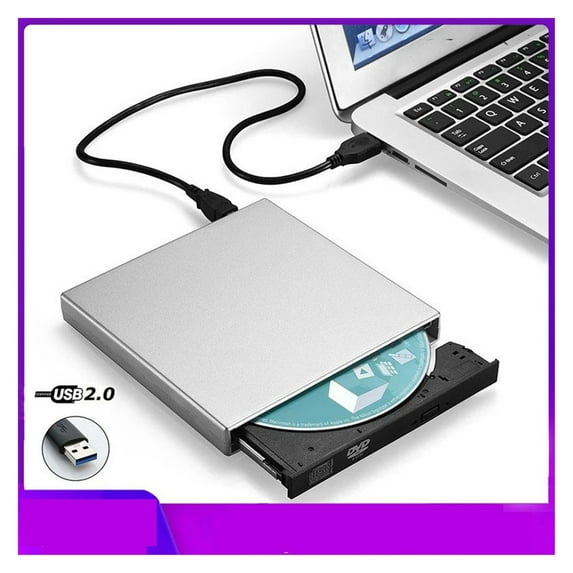 USB 2.0 Optical Drive CD RW CD-RW Player Portable External DVD Drive ...