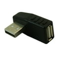 USB 2.0 RIGHT Facing A Male to A Female 90 Degree Right Angle Adapter ...