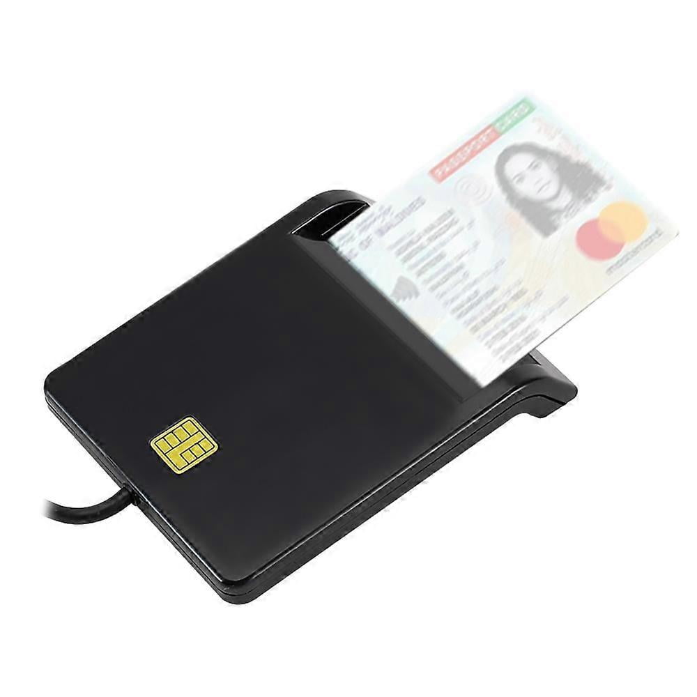 USB 2.0 Smart ID Card Reader for SD ATM CAC TF Bank Card SIM Card ...