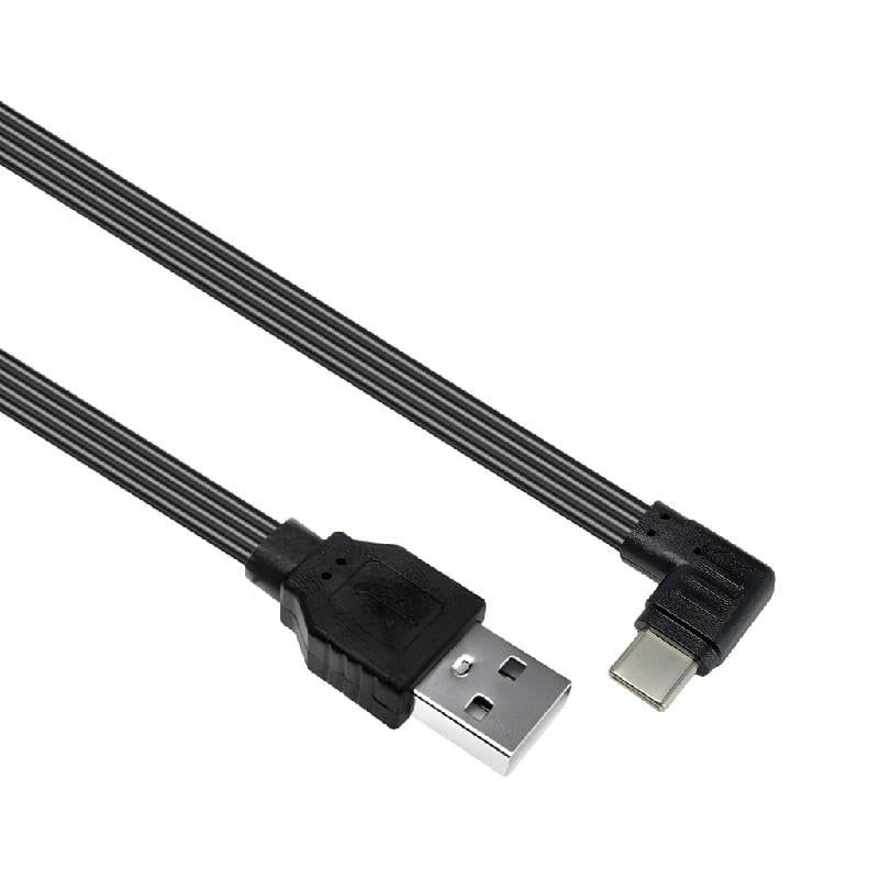 USB 2.0 To Type C Slim Flat Cable Data Wire For Convenient Device ...