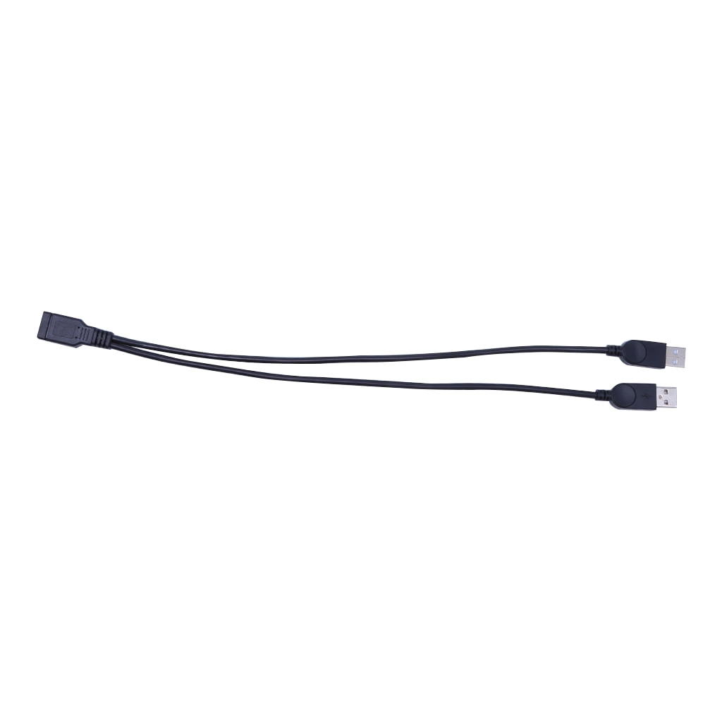 USB 2.0 Type A Splitter, USB Y Cable One Female to Male Hub Power Cord ...